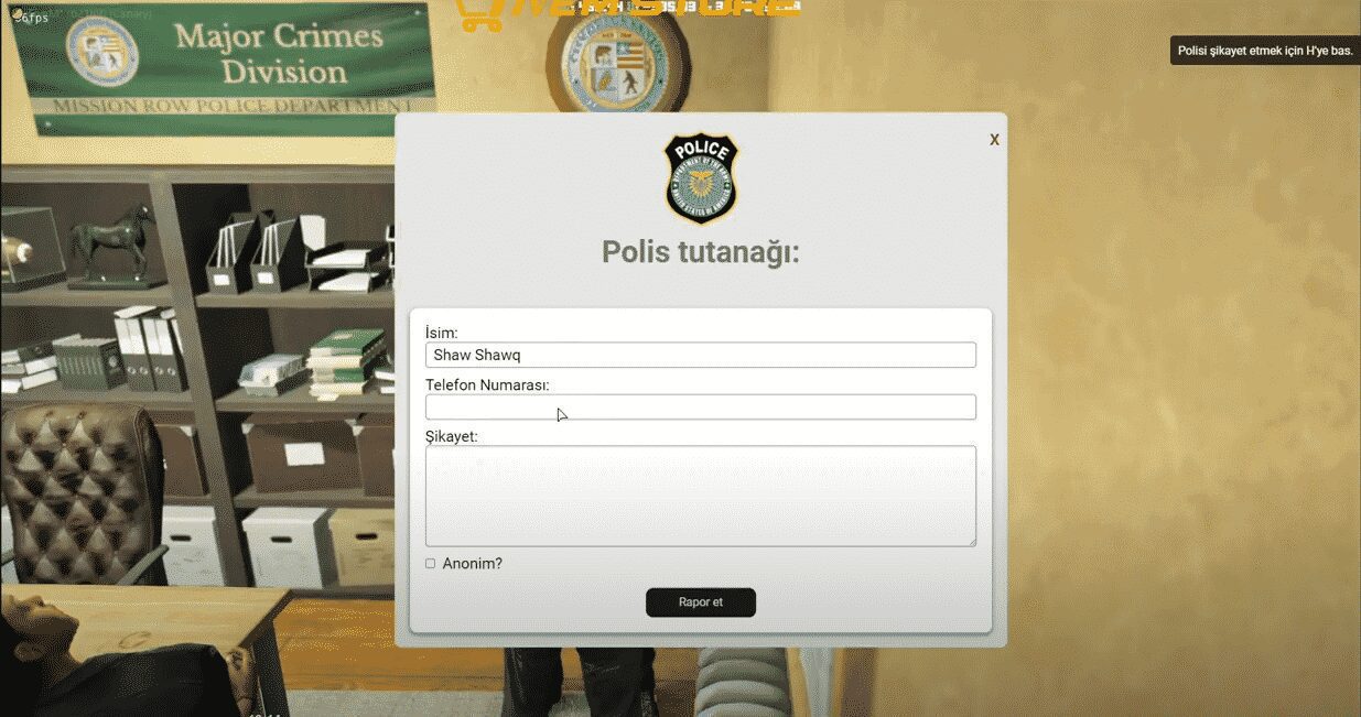 Police Report System [Citizen Reports][Modern UI] | FiveM Store | View ...