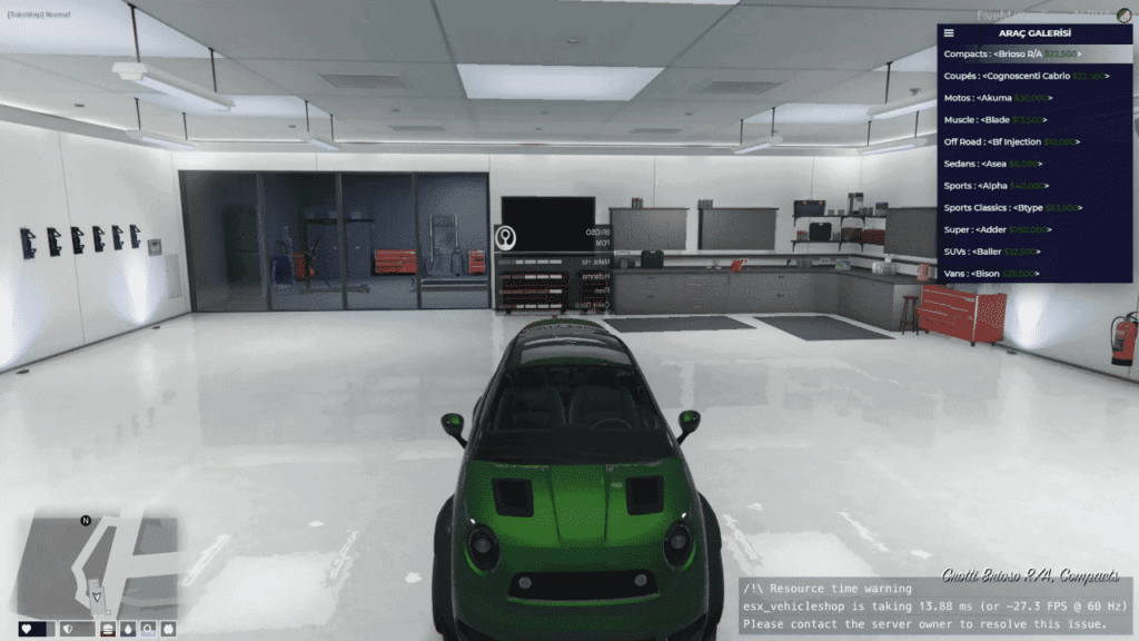 Showroom Car | FiveM Store