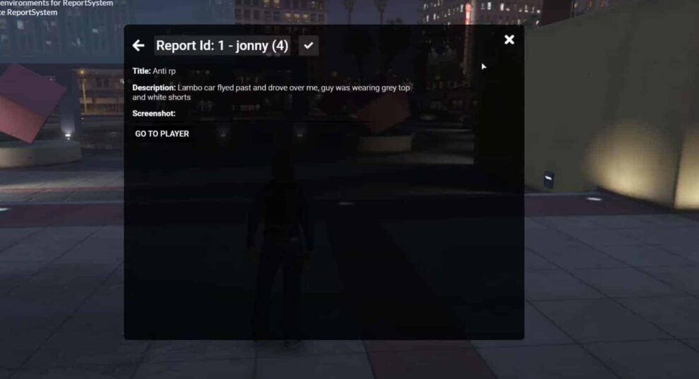 Admin Report System V1 [Standalone] | FiveM Store