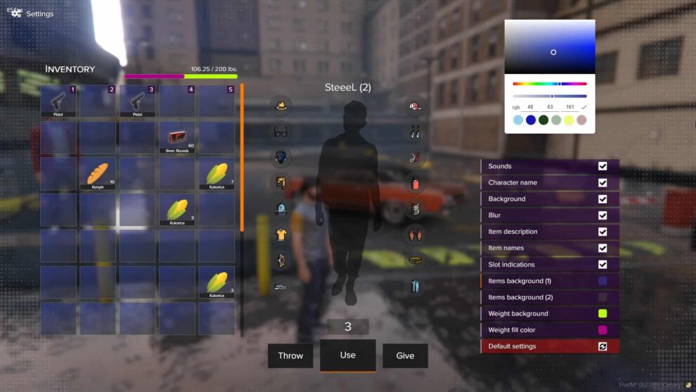 Inventory Hud V25 [Standalone] | FiveM Store