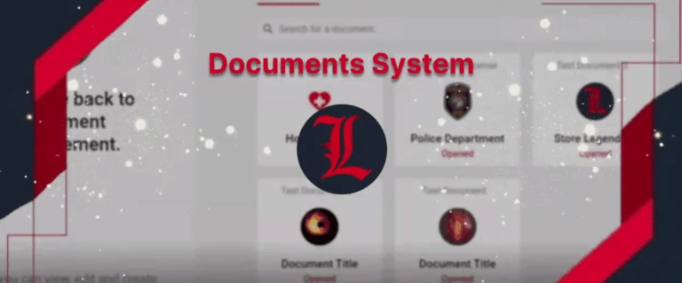 Système de documents V2 [Autonome] | Boutique FiveM