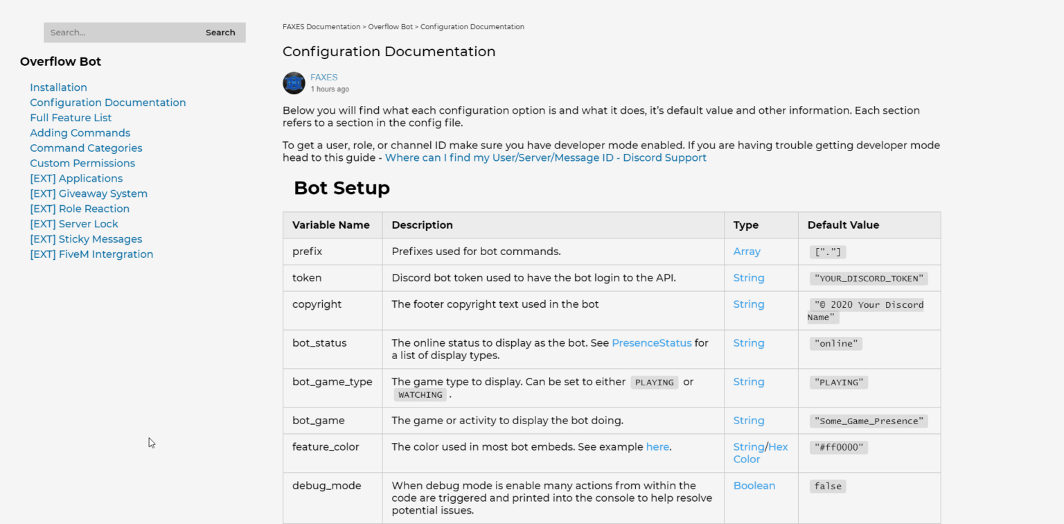 Website Document [Web Docs] | FiveM Store