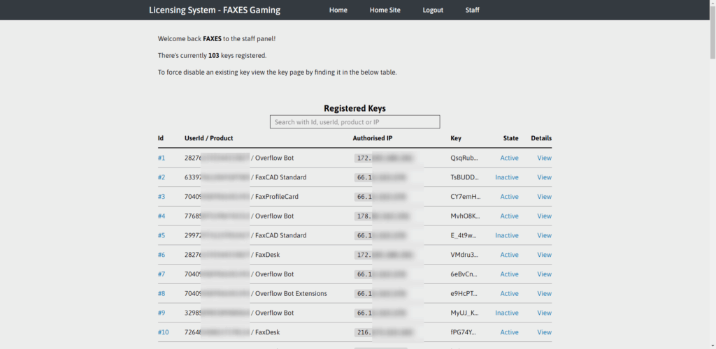Site Licensing System | FiveM Store