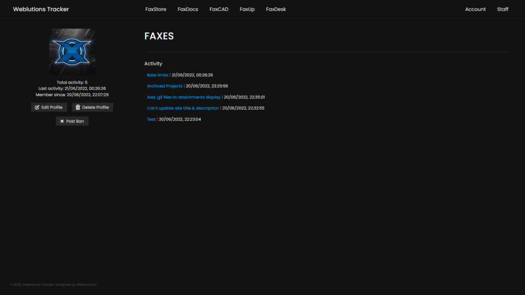 Website Tracking System | FiveM Store