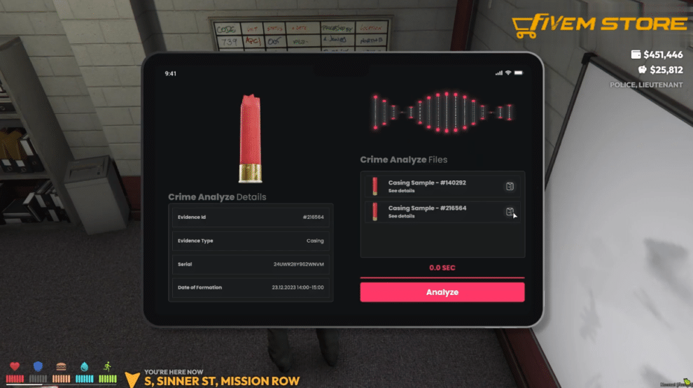DNA System V8 [Evidence System][ESX/QB] | FiveM Store