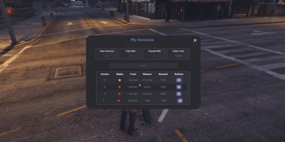 Billing System V3 [Invoice System][QB] | FiveM Store
