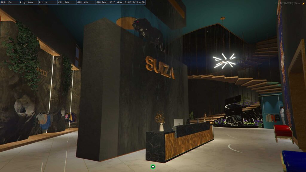 Clothes Shop MLO V7 [Luxury Clothes Shop][Suiza Lounge] | FiveM Store