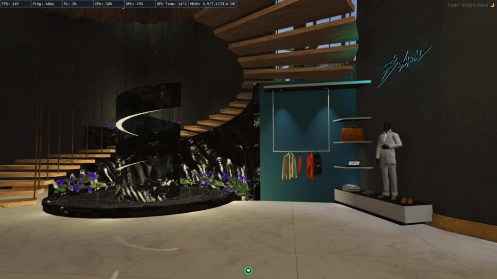 Clothes Shop MLO V7 [Luxury Clothes Shop][Suiza Lounge] | FiveM Store
