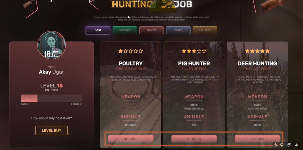 Hunting Job System V4 [QB] | FiveM Store