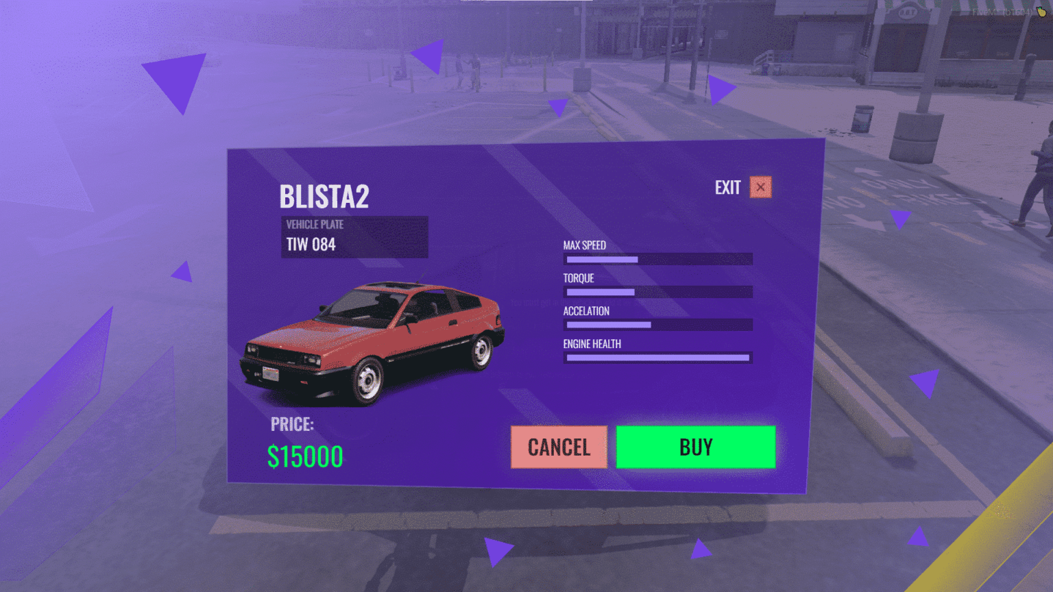 Player Vehicle Market System V4 [Sell Vehicles][ESX/QB] | FiveM Store