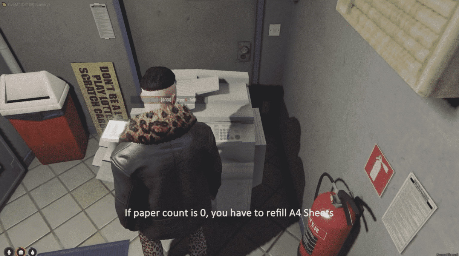Printer System V1 [ESX] | FiveM Store