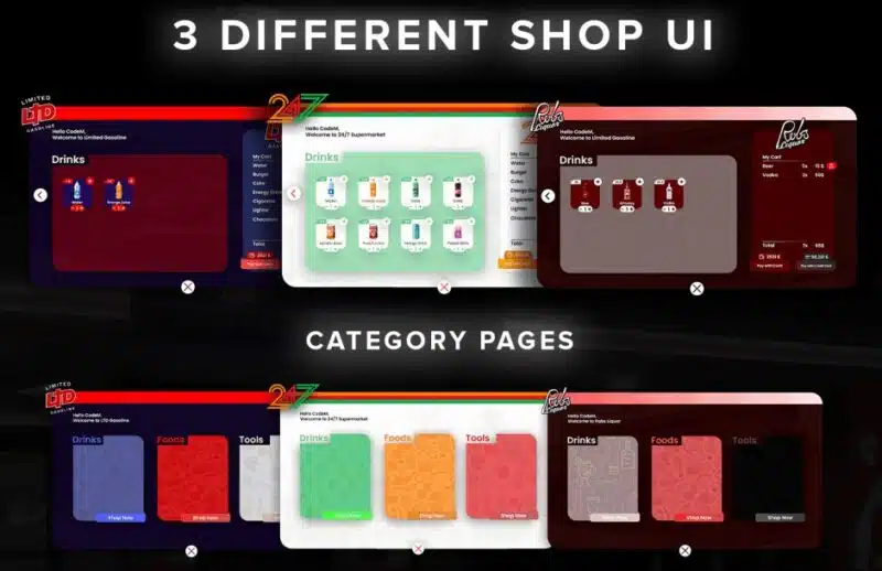 Shops System V13 [Market] | FiveM Store