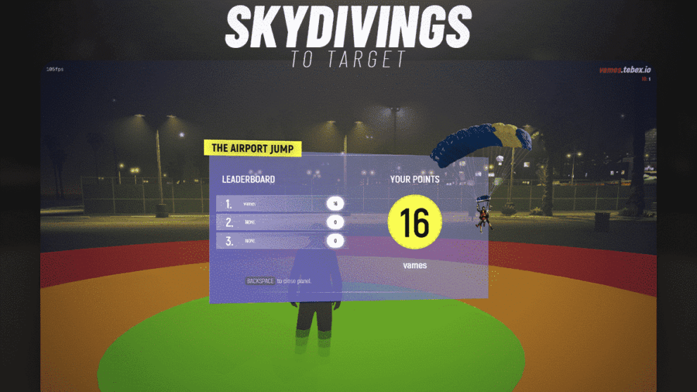 Skydiving System V1 [ESX/QB] | FiveM Store