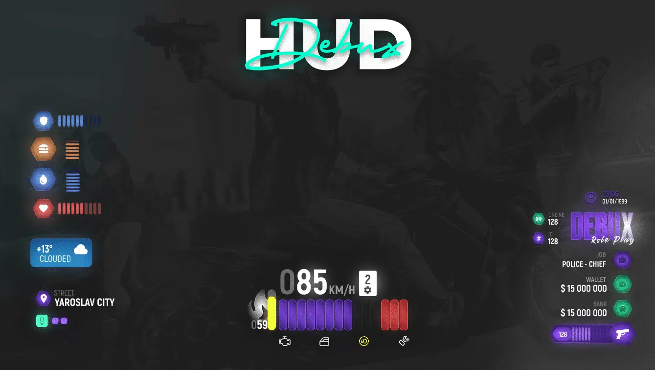 Status Hud V5 Fivem Store Fivem Mods Cuitan Dokter ESX/QB] VMS_HUD