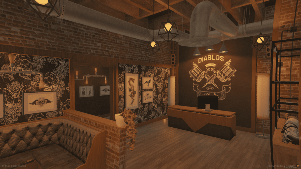 Tattoo Shop MLO V2 [Tattoos City] | FiveM Store