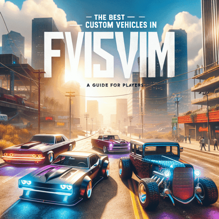 The Best Custom Vehicles in FiveM: A Guide for Players