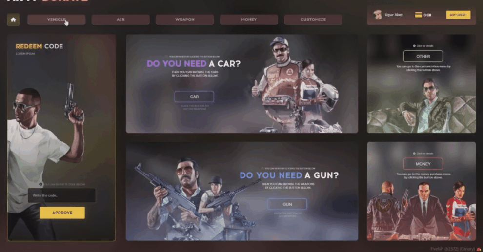 VIP System V4 [Doner System][ESX/QB] | FiveM Store